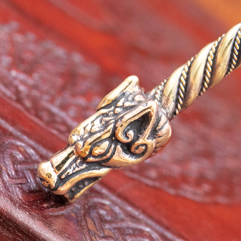Bronze Wolf/Fenris Neck Torq – Skullvikings