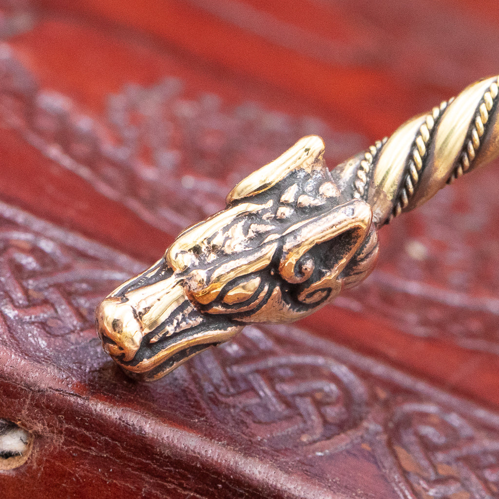 Bronze Wolf/Fenris Neck Torq – Skullvikings
