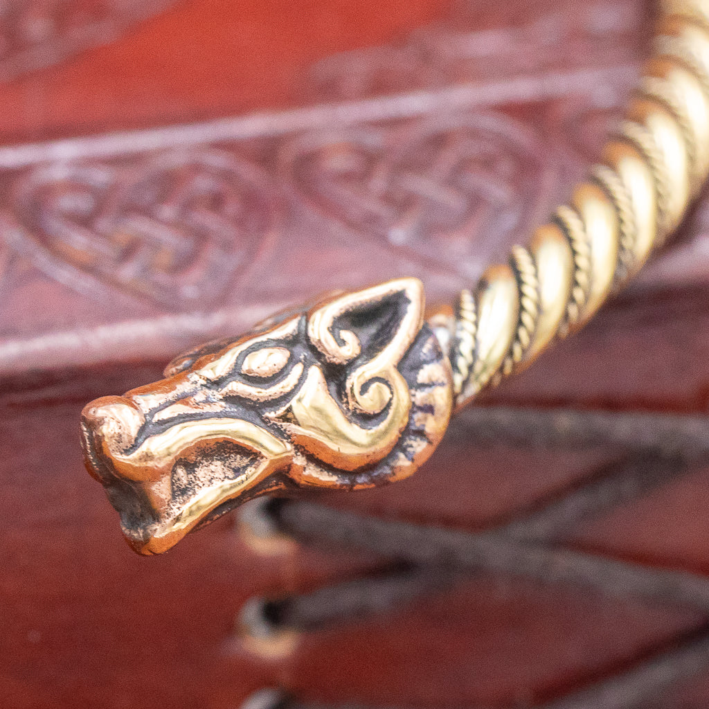 Bronze Wolf/Fenris Neck Torq – Skullvikings