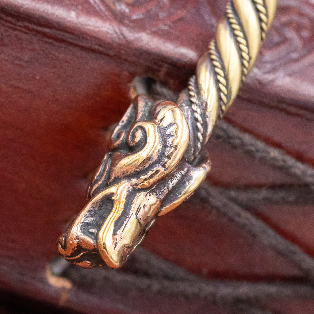 Bronze Wolf/Fenris Neck Torq – Skullvikings