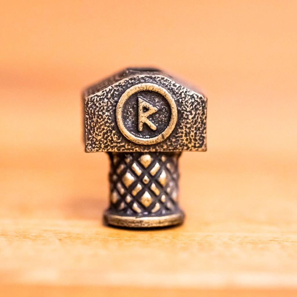 Skull Vikings - Norse Hair/Beard Rune Bead (Individual) – Skullvikings