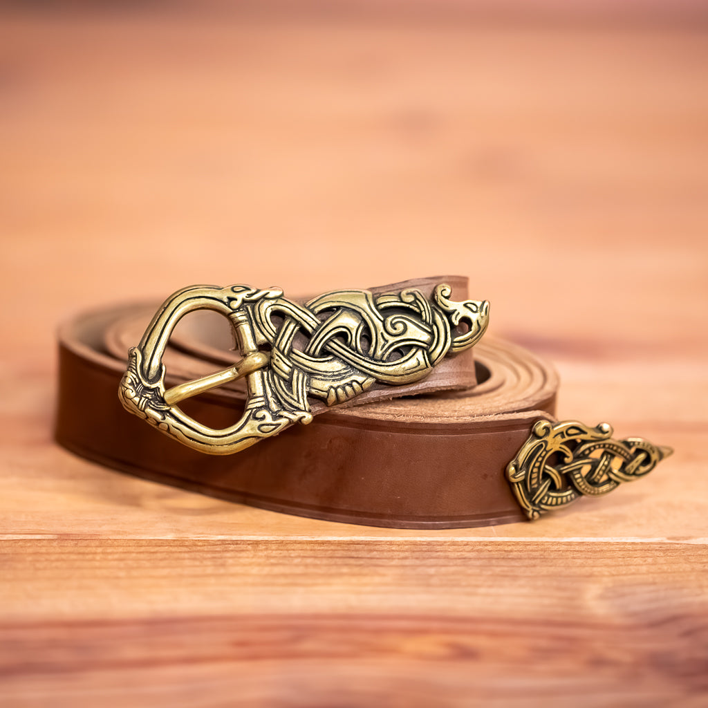 Urnes Viking Belt and Buckle – Skullvikings