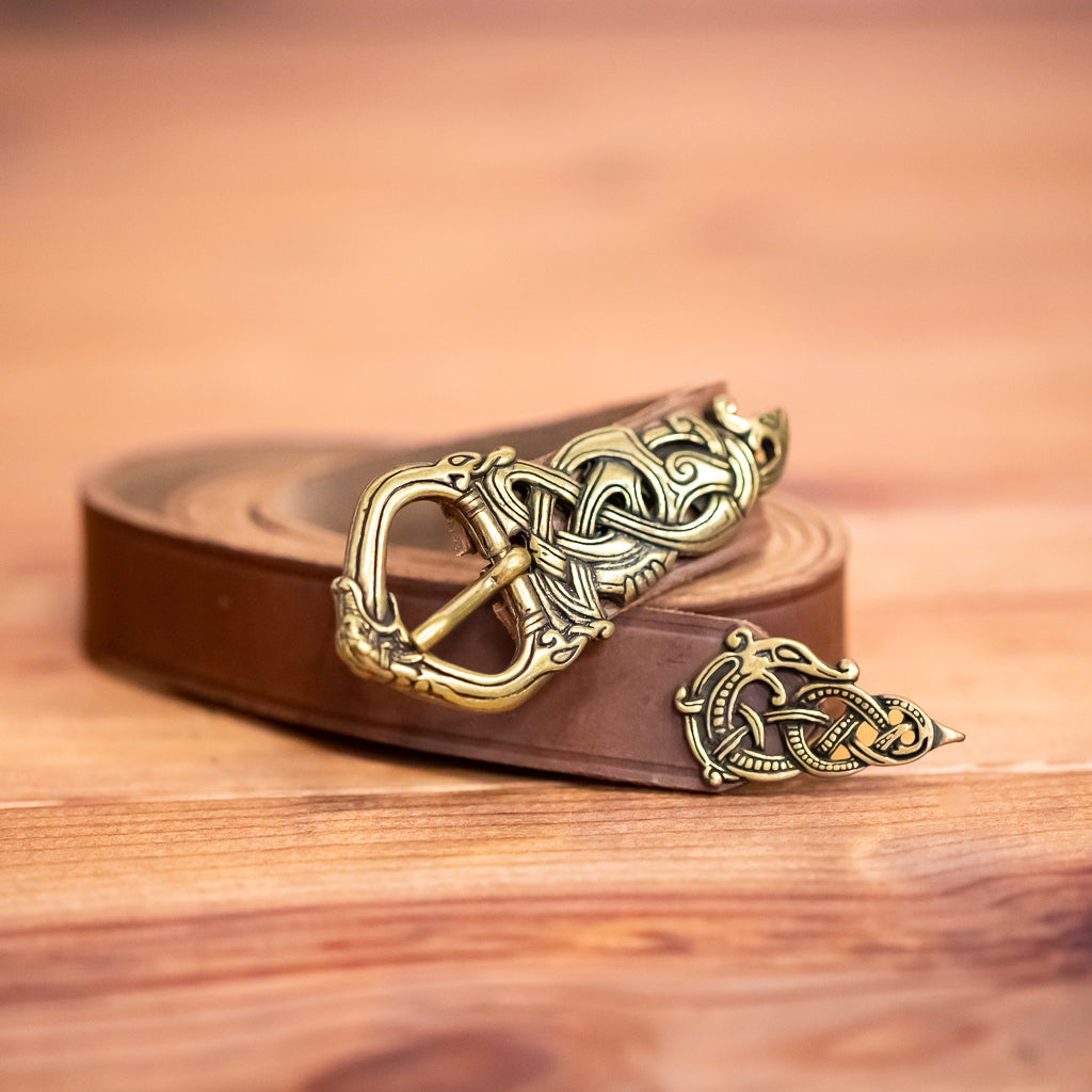 Urnes Viking Belt and Buckle – Skullvikings