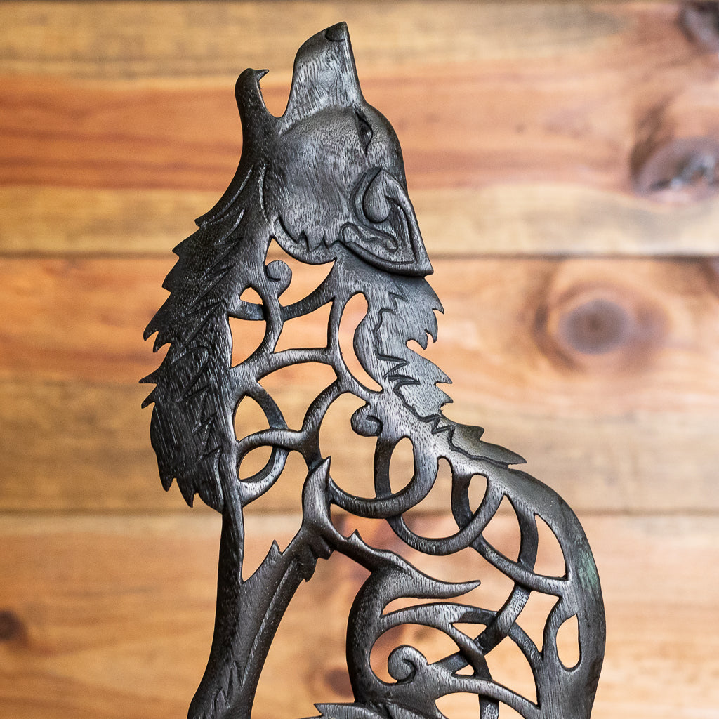 Black Fenrir Wall Hanging – Skullvikings