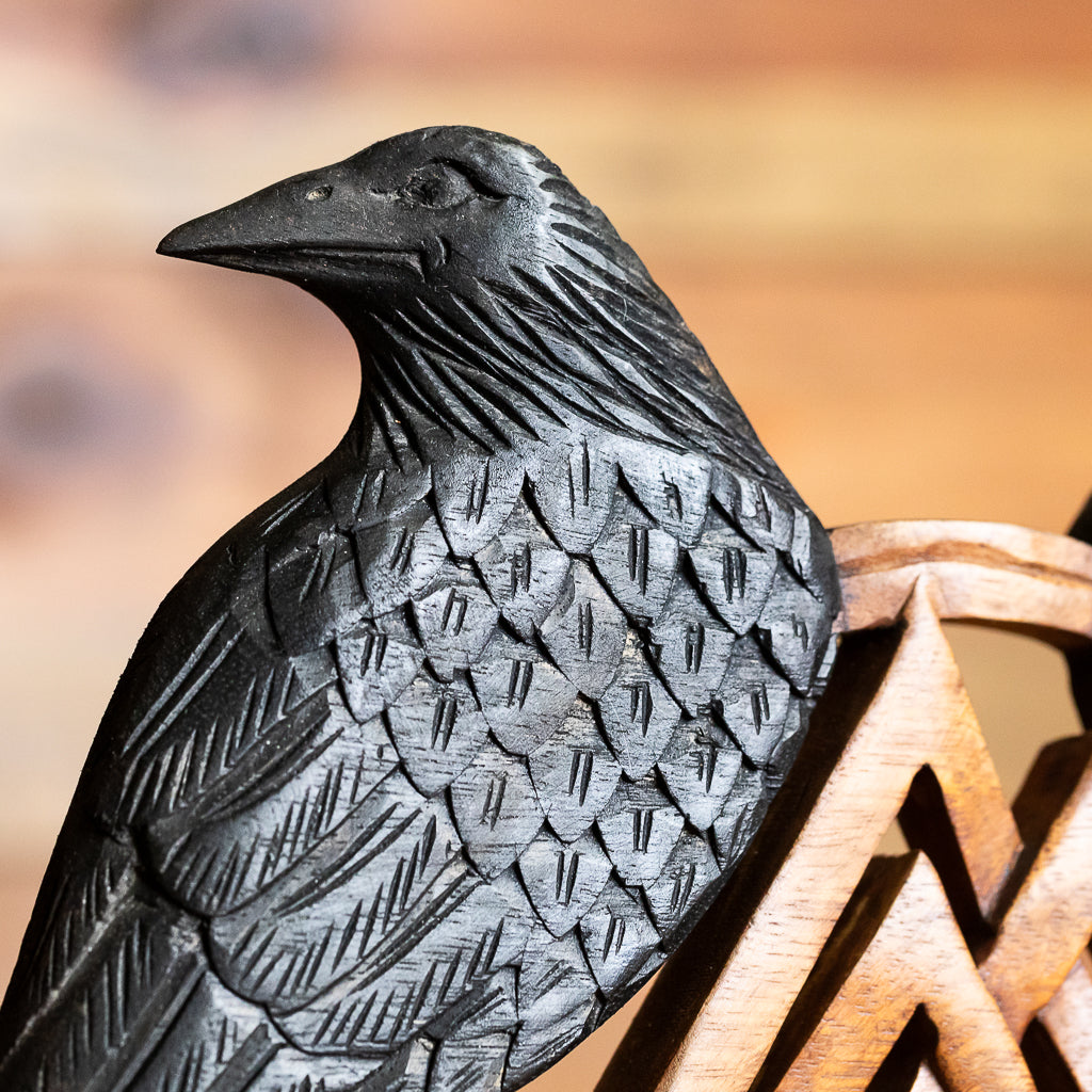 Valknut, Huginn and Munnin Wall Hanging – Skullvikings