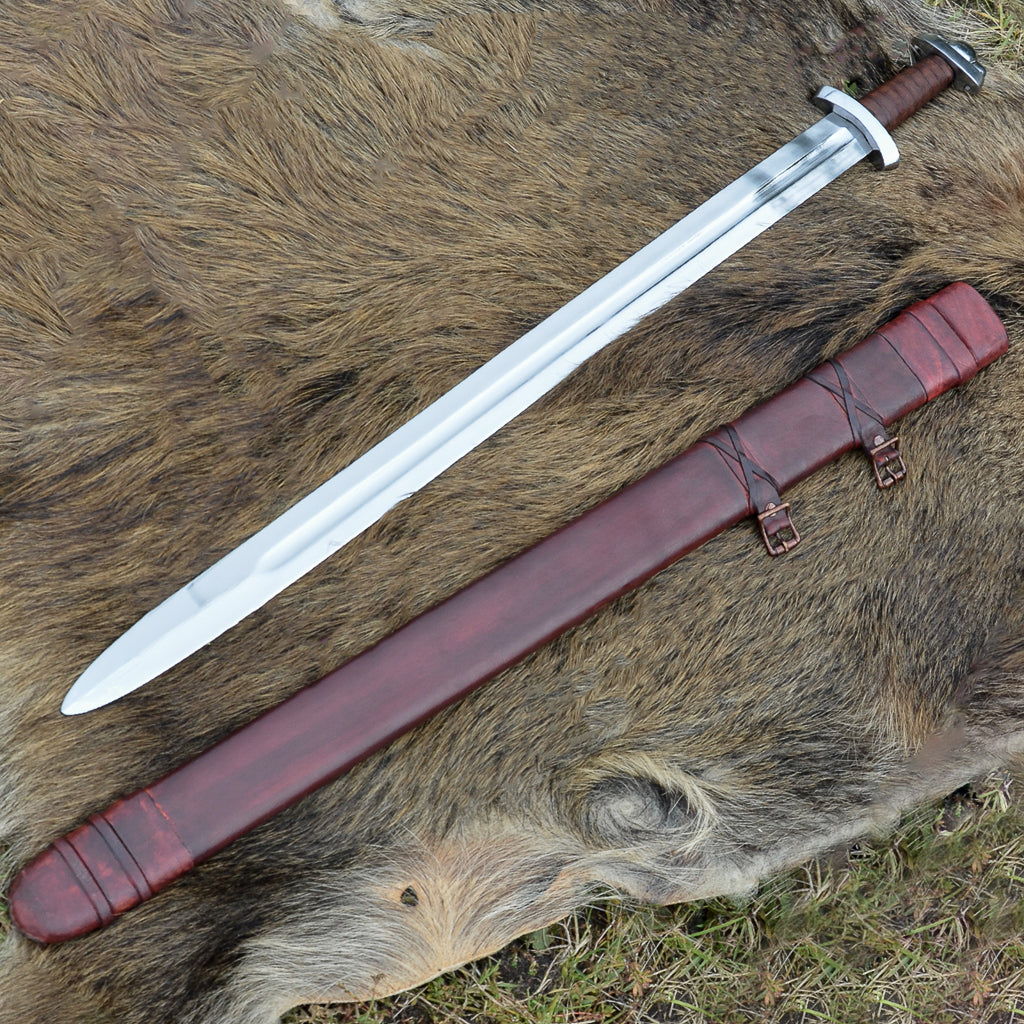 Early Viking Sword Godfred with Scabbard – Skullvikings
