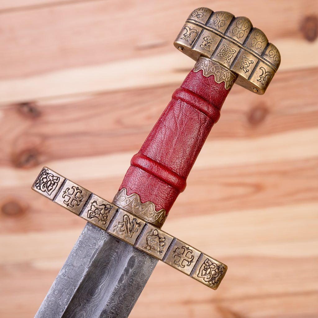 Hedeby Damascus Viking Sword with Scabbard – Skullvikings