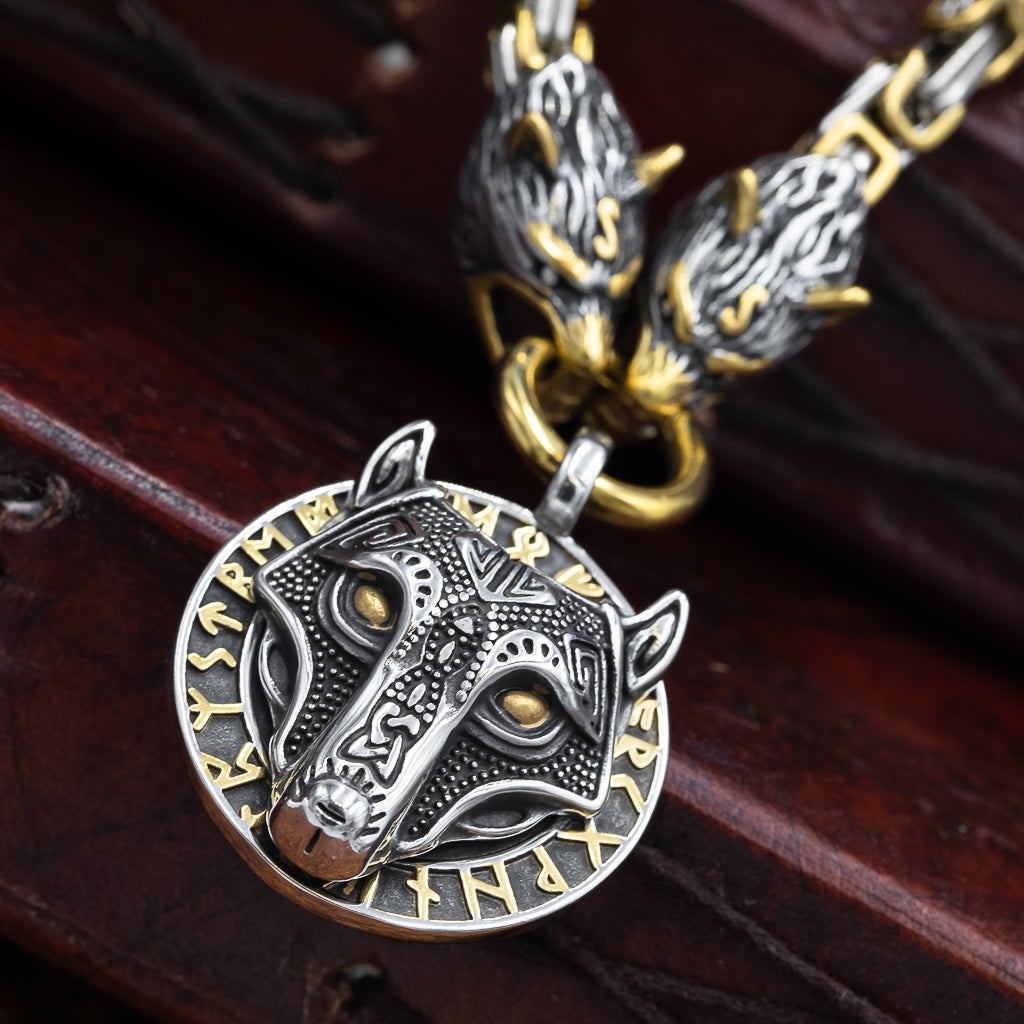 Two Tone Fenrir Box Chain – Skullvikings