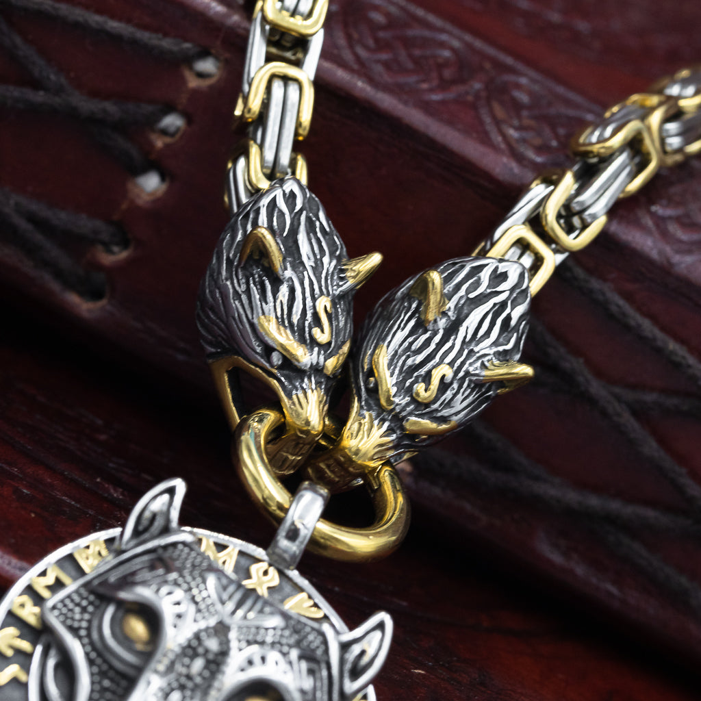 Two Tone Fenrir Box Chain – Skullvikings
