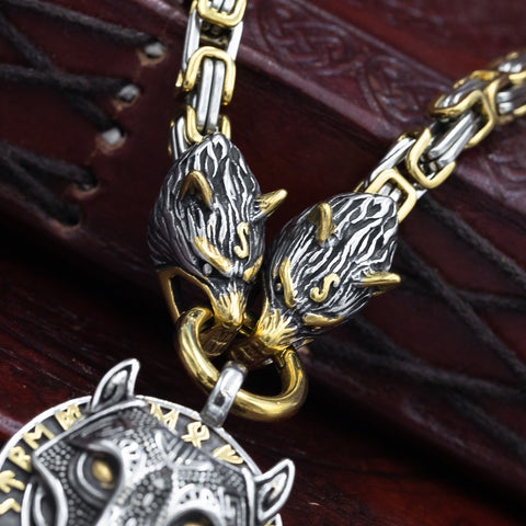 Two Tone Fenrir Box Chain – Skullvikings
