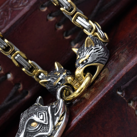 Two Tone Fenrir Box Chain – Skullvikings