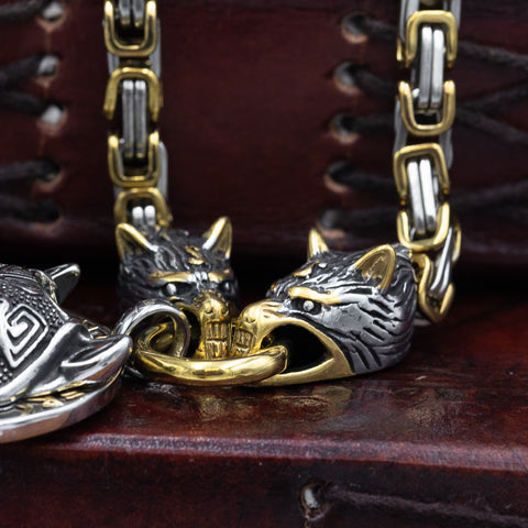 Two Tone Fenrir Box Chain – Skullvikings